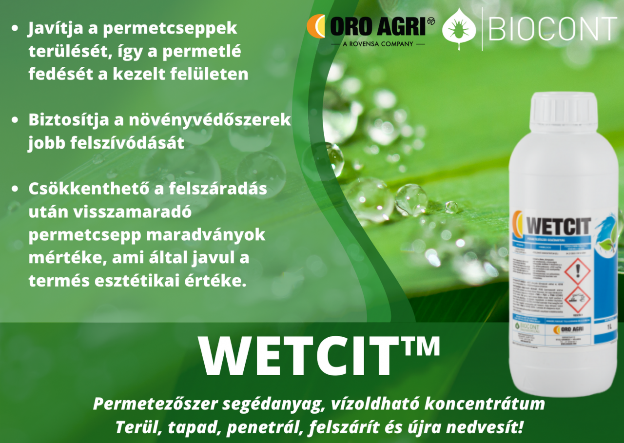 Wetcit | Hatásfokozó készítmény | Biocont